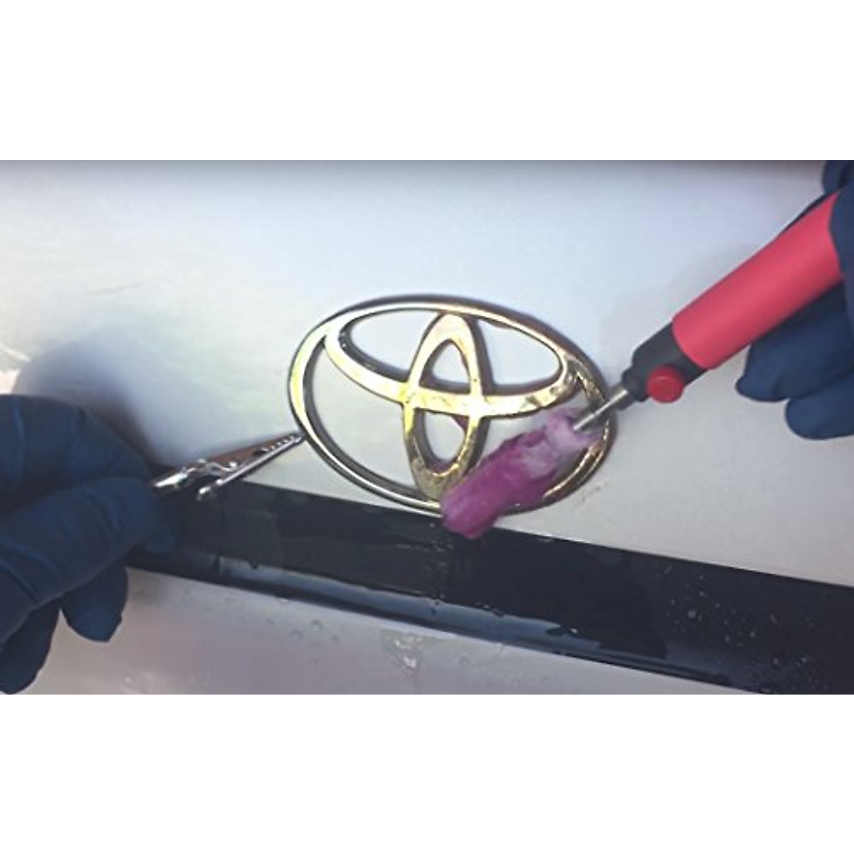 Universal Plater - Chrome Edition - Brush Plating System with 24k Brush Gold Solution