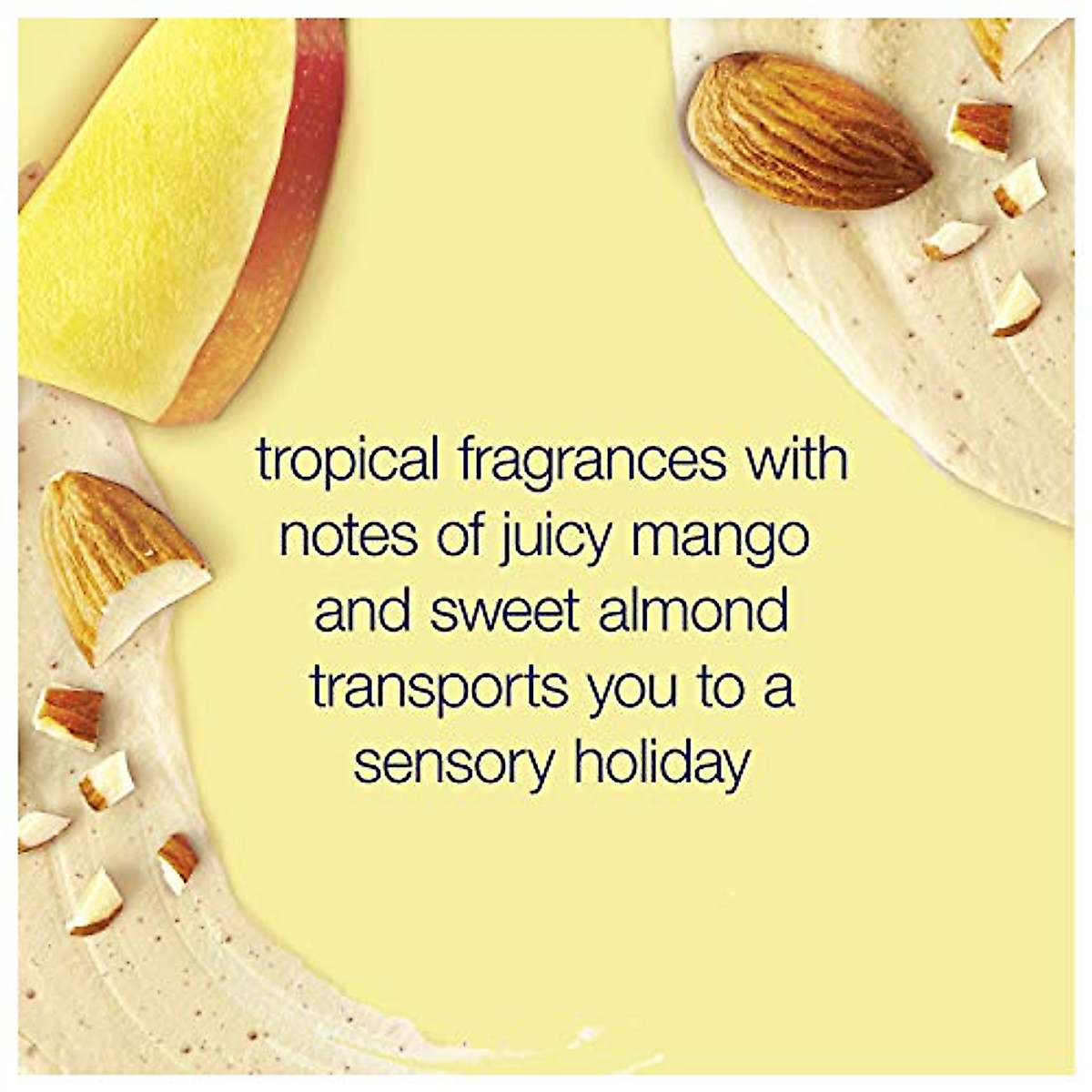 Dove Exfoliating Body Polish Body Scrub Exfoliating Scrub for Dry Skin Crushed Almond and Mango Butter Gently Exfoliates to Reveal Healthy Skin 10.5 Ounce (Pack of 4)