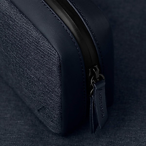 Native Union Stow Organizer – Premium Travel Tech Kit Crafted with Durable Canvas – Keep Essentials Organized with Flexible Storage & Quick-Access Pocket for Cables, Chargers, SIM Card & More (Indigo)