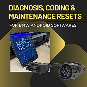 OHP 10 Pin OBD Adapter for BMW Motorcycle | GS-911 Alternative | fits OBDlink & OBD2 Standard (Portable)