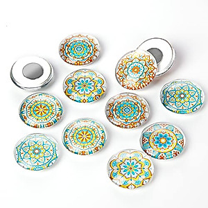 STARUBY Refrigerator Magnets 12 pcs Funny Fridge Magnets Decorative Magnets for Whiteboard Cute Locker Magnets for Boys and Girls Glass Magnets for Refrigerator Office and Kitchen