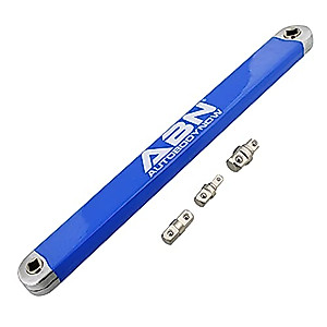 ABN Extension Wrench, 15in - 3/8in Adapter SAE Non-Swivel Leveraging Ratchet, Socket Wrench Tool with 3 Adapters