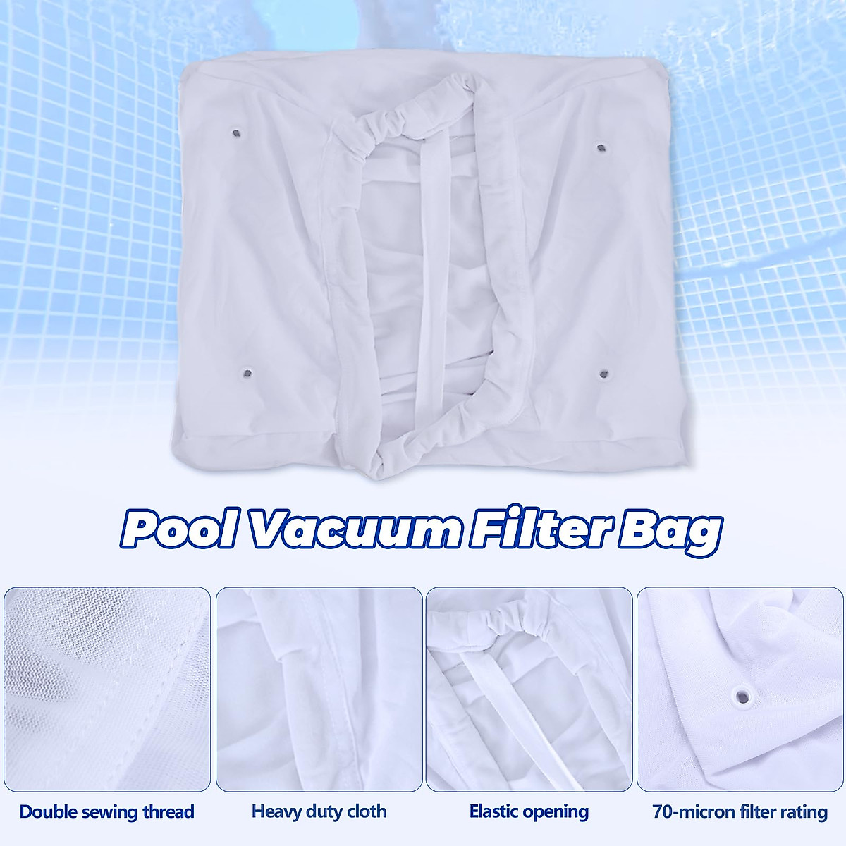 Alocs 99954305-R1 Filter Bag Replacement Compatible with Maytronics Dolphin Deluxe 4, Deluxe 5, DX6 Robotic Pool Cleaners Filter Fine Bag