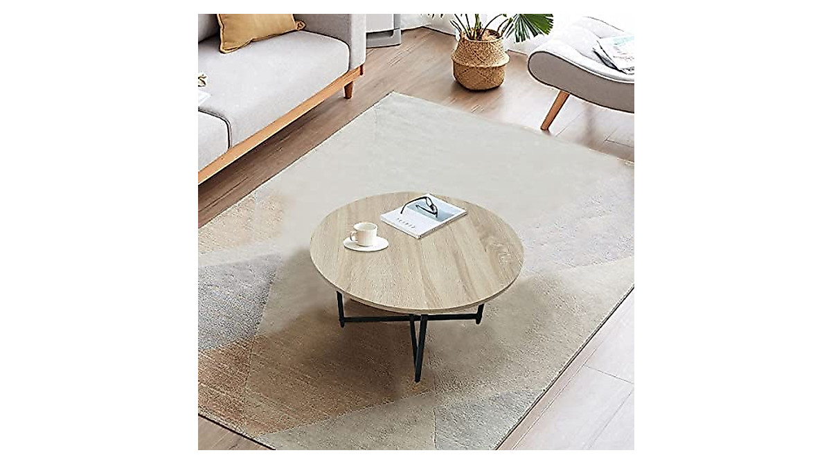 Modern Round Coffee Table for Living & Office Spaces