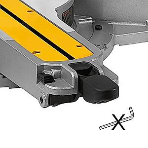 DEWALT Miter Saw, 12 Inch Double Bevel Sliding Compound, Stainless Steel Detent Plate with 10 Stops, Cam-Lock Handle, For Quick & Accurate Miter Angles, Corded (DWS779)