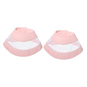 Yardwe 2pcs Compound Cone Collar Bonsai Tree for Aquarium Tank After Surgery Cat Collar Cats Supplies Soft Recovery Collar for Cats Cat Cone Cat Supply Cat Neck Circle PVC Pet Pink Pillow