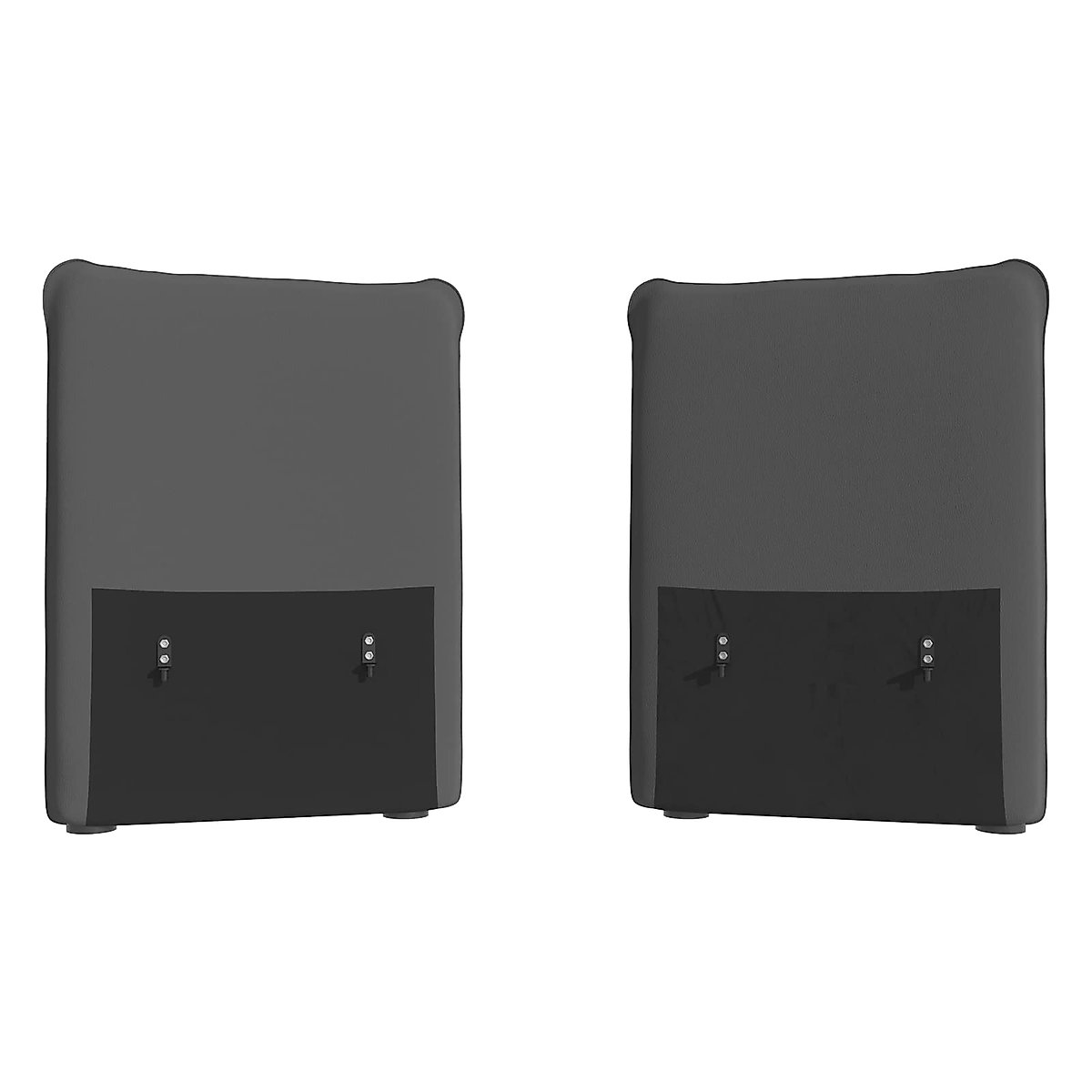 LLappuil Modular Pair of Side Armrest Backrest Module Sofa for Convertible Modular Sectional Couch Sofa Side Armrest, Backrest Grey