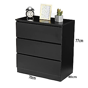 HIGOH Bedside Table Nightstand Wooden Bedside Cabinet Dressers End Tables for Bedroom Living Room Home