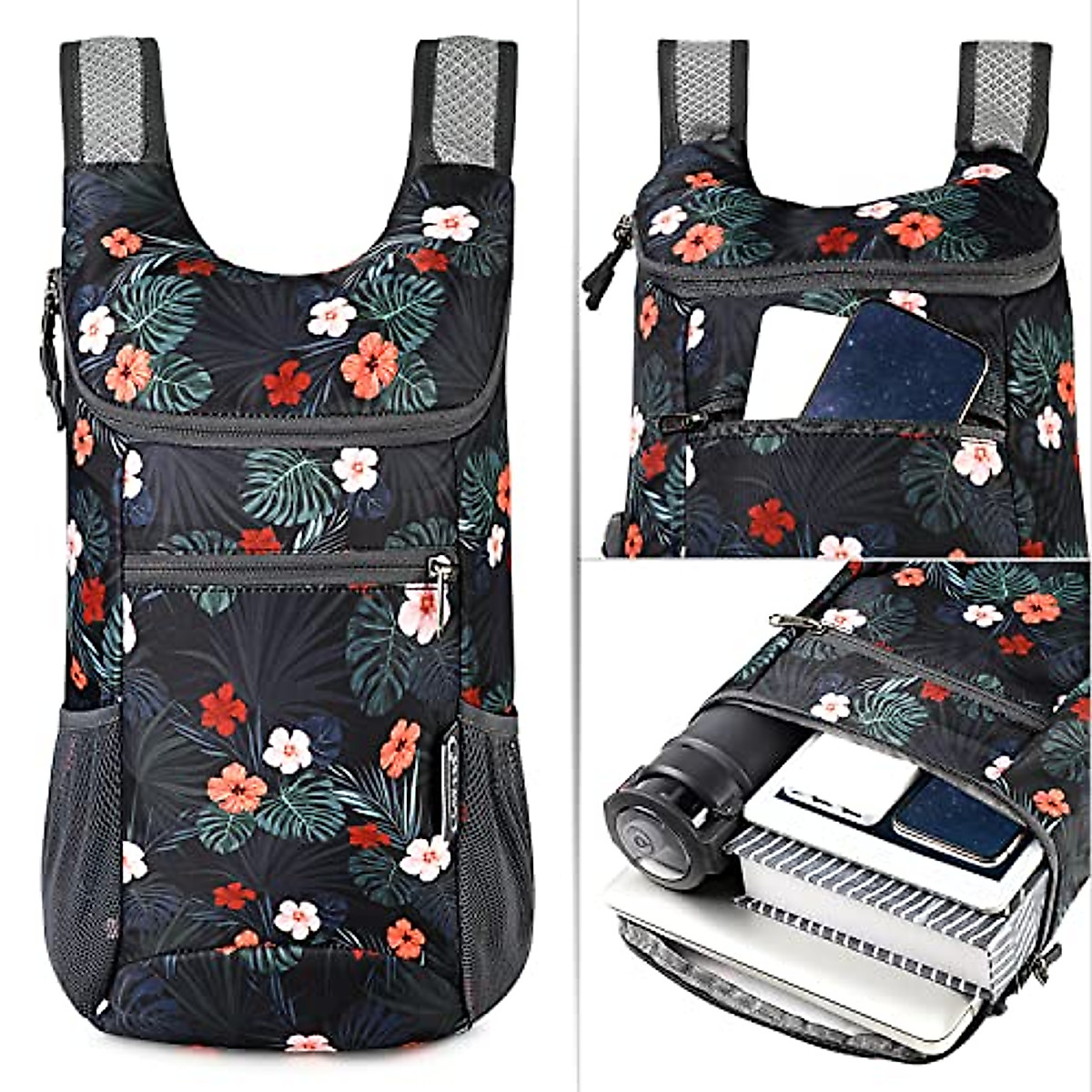 G4Free Lightweight Packable Hiking Backpack for Men Women Small Hiking Daypacks Foldable Shoulder Pack Casual Outdoor Bag