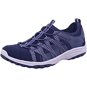 Skechers Modern Comfort Women's Women's Reggae Fest-Happy Getaway Water Shoe, Navy, 7
