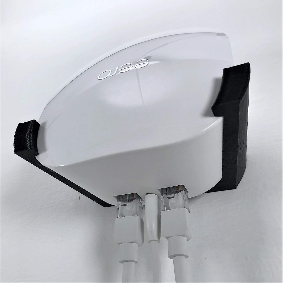 Wall Mount Bracket Holder for Eero Mesh Wi-Fi Router/Extender Holster Style White