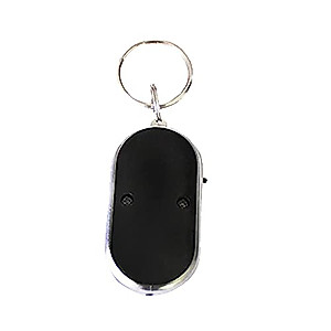 LED Light Torch Remote Sound Control Lost Key Finder Locator Keychain Whistle Sound Item Locator