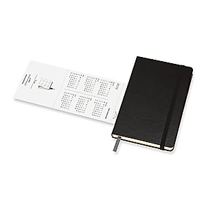 Moleskine Classic 18 Month 2021-2022 Weekly Planner, Hard Cover, Pocket (3.5" x 5.5"), Black