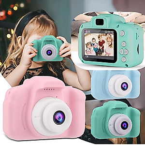 Algado Kids Camera for Girls and Boys, Kids Digital Camera for Girls, Toddler Camera Birthday for 3-12 Years Old Boys Girls with 32GB SD Card, Pink