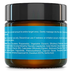 Pure Plant-Based Squalane HA+ Moisturizing Cream with Hyaluronic Acid – Organic ECOCERT Approved USDA Certified Squalane Derived from Sugarcane – Moisturizer For Face, Body & Skin - 2 fl / 60 ml