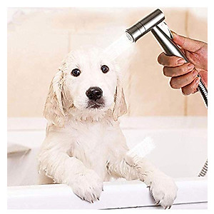 JIYTG Bidets Toilet Bidet Shower Sprayer 304 Stainless Steel Dual Function Cleansing Women's Toilet Set Toilet Cleaning Partner Toilet Spray Gun