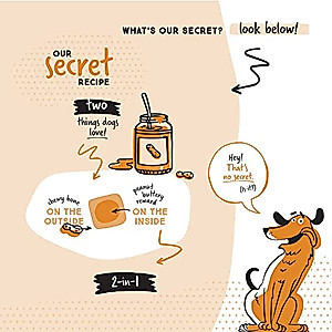 Ultra Chewy Naturals Dog Treats Bone Made in USA Highly Digestible Irresistible Flavors Special Box with Individual Packages (Peanut Butter, 12 Count)