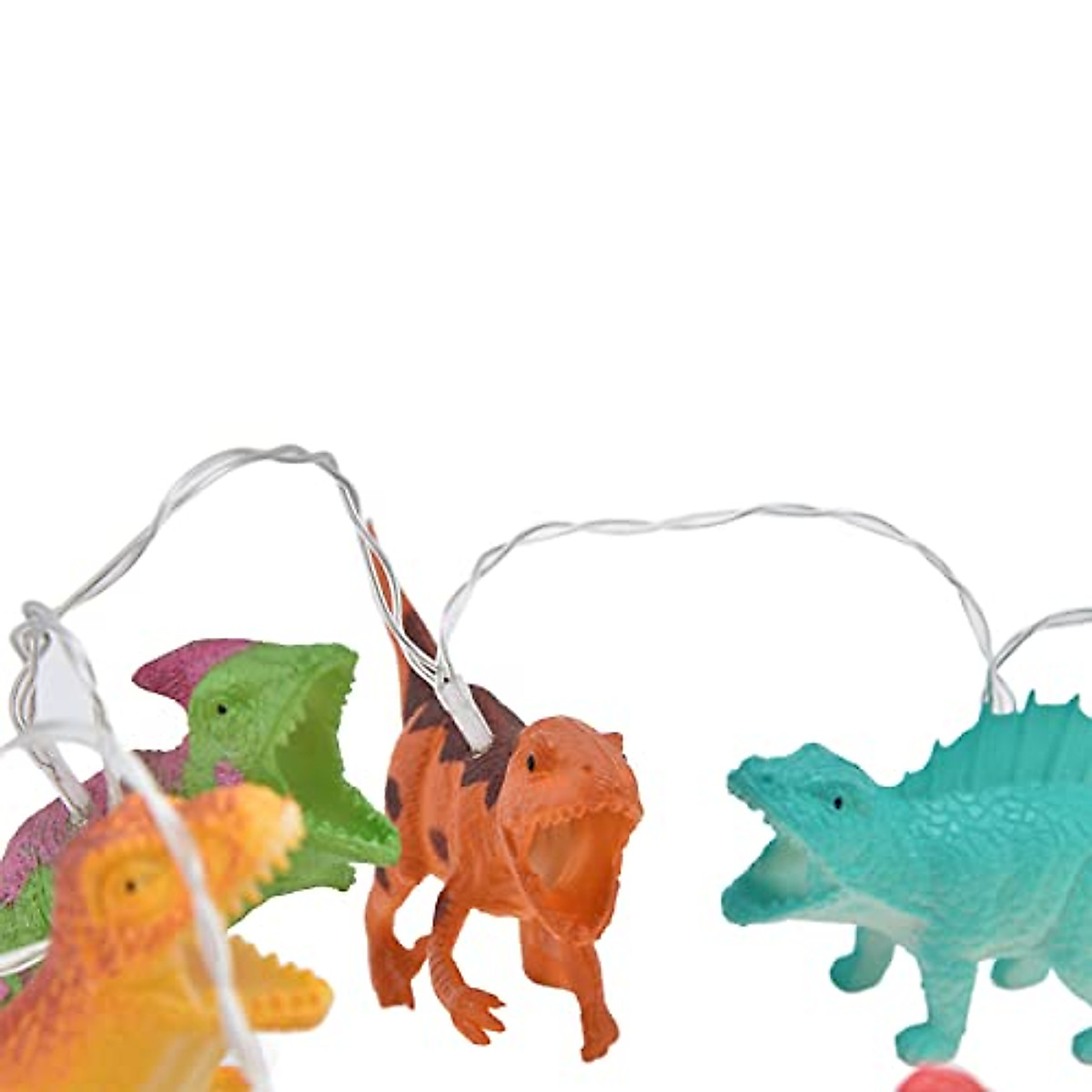 FOKH Dinosaur String Lights Battery, Weatherproof Dinosaur String Lights Romantic for Gardens for Children for Homes