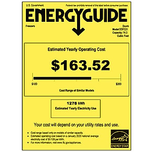 DUURA DDFC21 Commercial Mobile Ice Cream Display Chest Freezer Sub Zero Temp Curved Glass Top Frost Free Lid with 8 Wire Baskets, 71.7 Inch Wide 21.2 Cubic Feet, White, 21 cu.ft