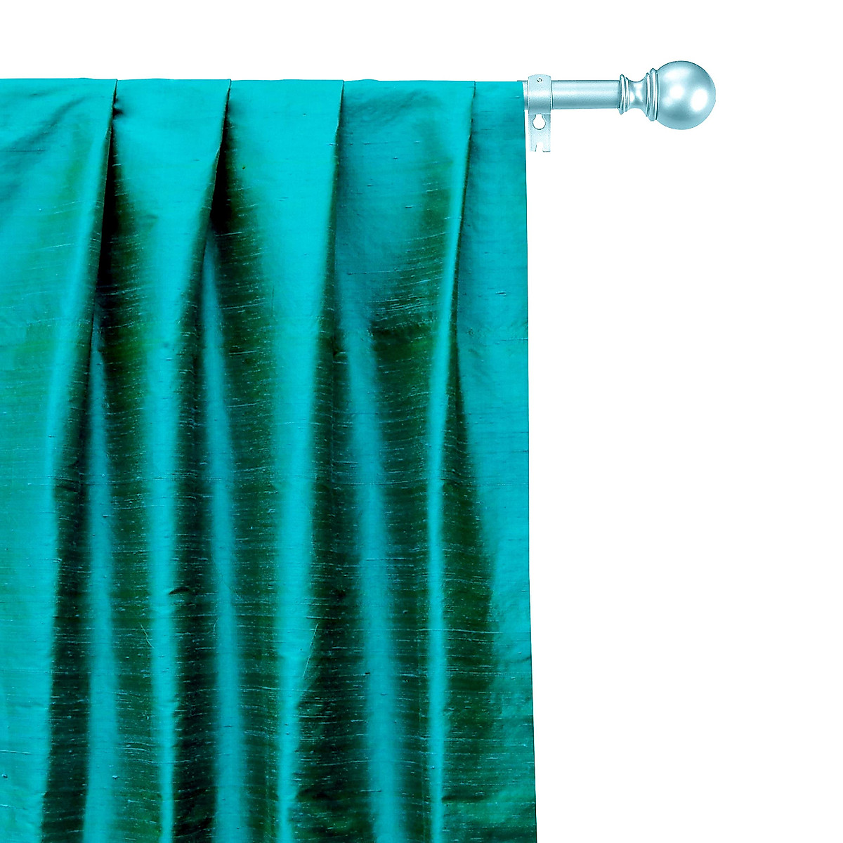Fabric Mart Direct Silk Fabric, Turquoise Green Silk Fabric, Fabric 100 Silk Indian Silk Fabrics by The Yard, 1 Yard Silk Fabric by Yard, 41 inch Width 100% Pure Silk Fabric by Yard Curtain