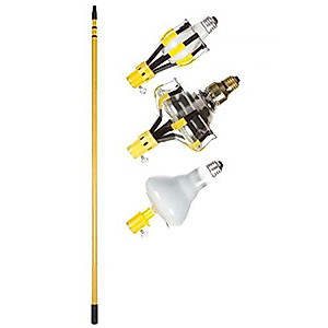 Bayco LBC-600SDL Light Bulb Changing Kit, 4-Piece, Yellow