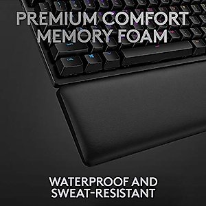 Logitech G513 RGB Backlit Mechanical Gaming Keyboard with GX Blue Clicky Key Switches (Carbon)