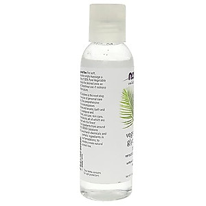 NOW Solutions, Vegetable Glycerin, 100% Pure, Versatile Skin Care, Softening and Moisturizing, 4-Ounce
