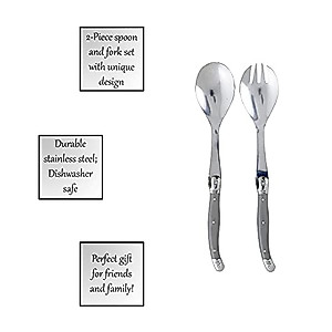 Santa Barbara Design Studio Gift Set Kitchen Essentials TableSugar Kraft Cardboard Book Gift Box, 2-Pieces, Salad Servers