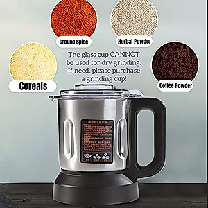 Joydeem Countertop Blender VK-1802, Cooking Blender for Soy Milk Soup Porridge and Milkshake, Juicer with Vacuum Pump, Support Pre-set & Keep Warm, 59Oz,1000W, Black