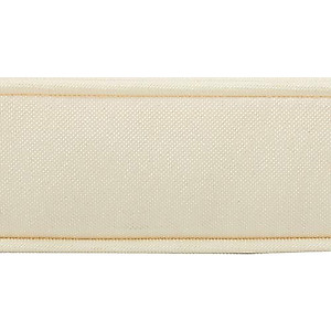 Christopher Knight Home Grace Outdoor Acacia Barstools, Natural Finish and Cream (Set of 2)