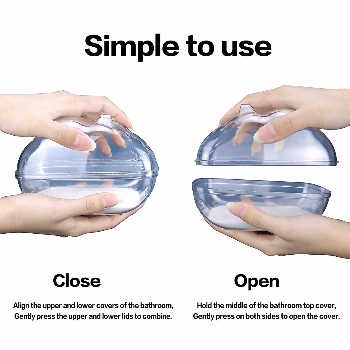 lazYYzal Hamster Bathtub,Hamster Bathroom,Small Animal Habitat Décor,Sand Bath Container Transparent Beds,Hamster Bed,Ice Bathtub,Sleep Pad Nest,Sand Bath Box for Small Pet Animals Cage Accessories（S）