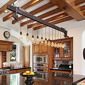 TORCHSTAR Vintage Edison Light Bulbs 60W, ST64 Edison Bulb Dimmable, Antique Squirrel Cage Bulbs, E26 Base, 2200K Amber Warm, Vintage Light Bulb for Pendant Light, No Flicker, Amber Glass, Pack of 6