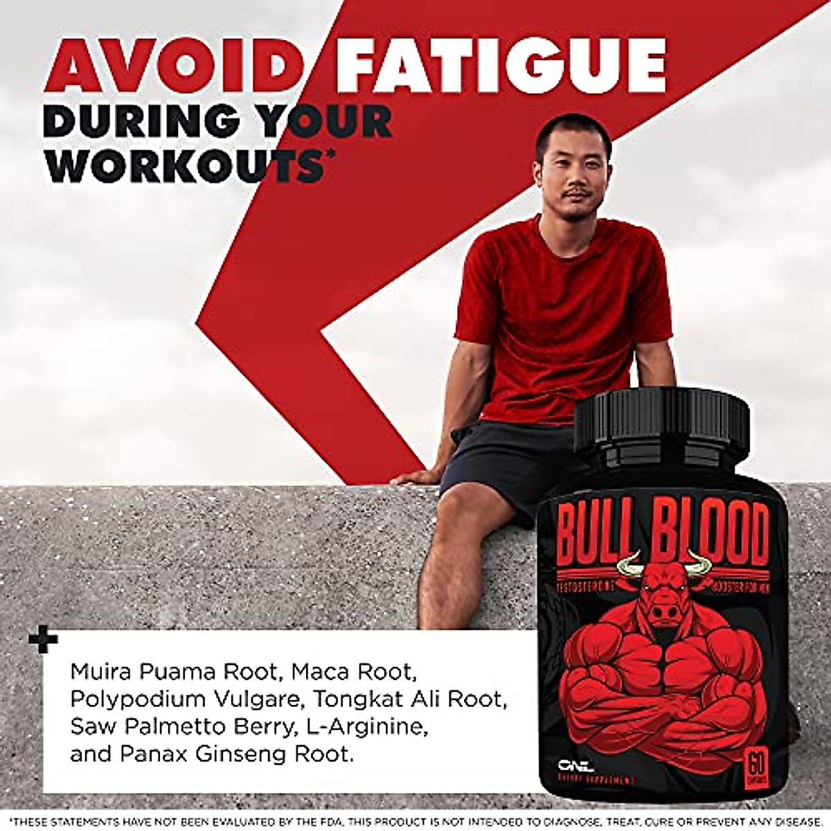 Osyris Nutrition Lab Bull Blood Testosterone Booster for Men - Men’s Best High Potency Endurance - Strength & Test Booster - 60 Ct