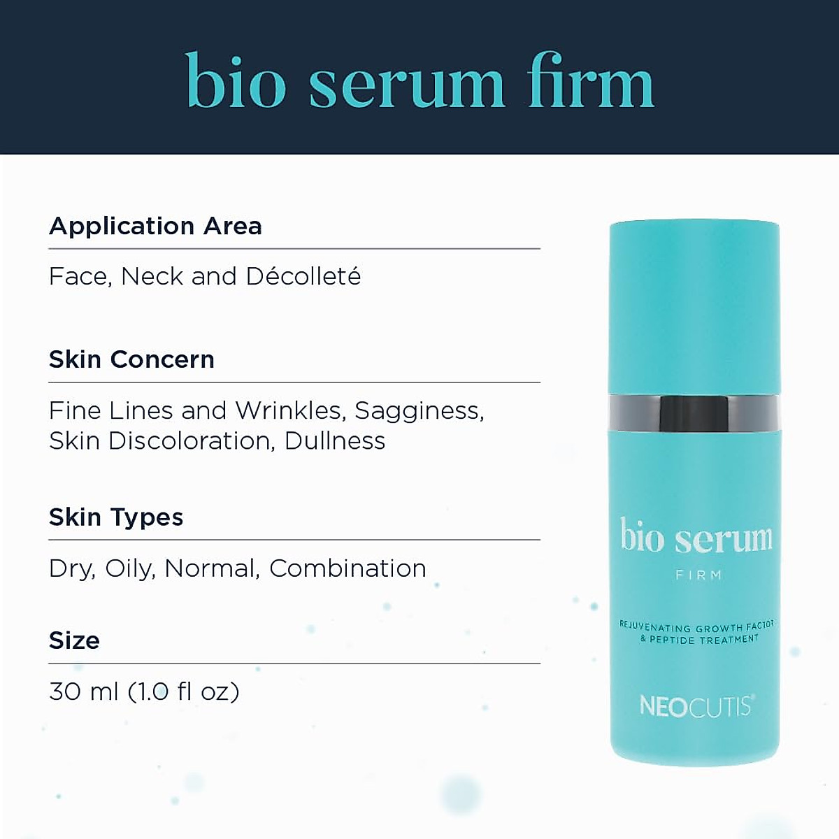 Neocutis Bio Serum Firm - Hydrating and Anti-Aging Serum - 30ml