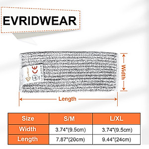 Evridwear Arm Protectors for Thin Skin and Bruising Cut Resistant Arm Sleeves Arm Guards Protective Sleeves for Men Women, without Thumb Hole L/XL