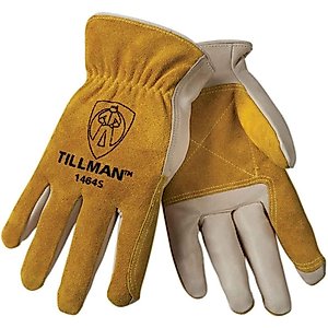 Tillman 1464 Top Grain Cowhide/Split Drivers Gloves, Small