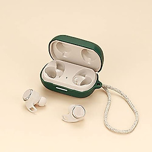 SKTDWEI Silicone Protective Case Compatible JBL Reflect Flow Pro Case Cover Anti-Lost Shockproof with Keychain Easy Carrying Replacement Case (Blue)