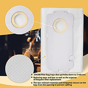 Souyou 204308 6 Pcs Set CT Mini/Midi -2/5 Filter Bag Compatible with fes-tool CT MINI, CT MINI I, CT MIDI and CT MIDI I manufactured from 2019 onwards, CTC MINI/MIDI and CT 15, Reusable