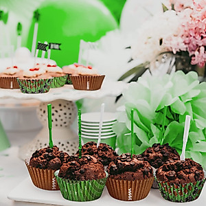 300 Counts Football Cupcake Liners Football Cupcake Wrappers Football Cupcake Decorations Football Baking Cups Sports Theme Muffin Case Trays for Wedding Holiday Party Birthday Decorations