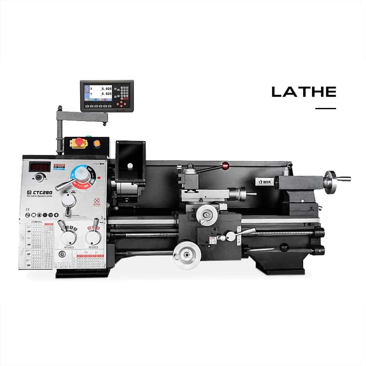 2 Axis DRO Digital Readout RPM Display Magnetic Scale Encoder Set 5um Bridgeport Lathe DRO DIY Set .Travel Length Customized USA Stock