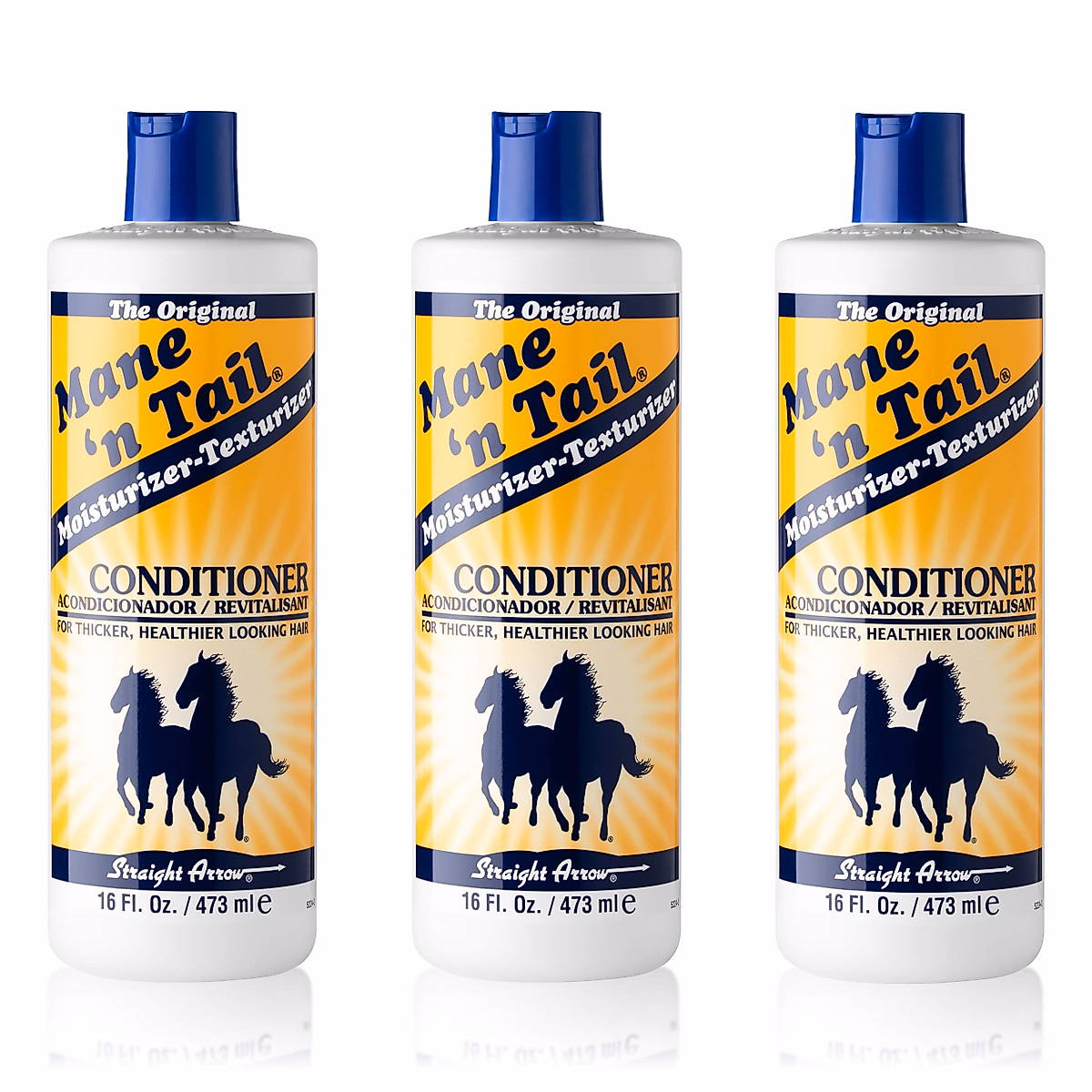 Mane 'n Tail Original Formula For Thicker Fuller Hair 16 oz (3 Pack Conditioner)