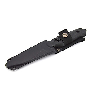 Lastworld 8" Defender Xtreme Hunting Knife with Sheath Black