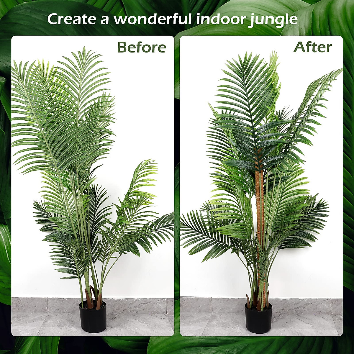 HongWay 77 Inch Moss Pole for Plant Monstera, 6 Pack 17 Inch Moss Plant Support, Monstera Support, Plant Climbing Pole, Moss Plant Stake