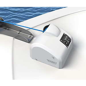 Trac Outdoors Sea 40 AutoDeploy-G3 Electric Anchor Winch - Anchors Up to 40 lb. - Includes 100-feet of Pre-Wound Anchor Rope with Use (69020)