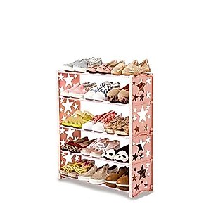 DINGZZ Shoe Rack Shelf Storage Standing Shoe Organizer Stand Shelf Decoration Home Shoe Rack (Color : E)