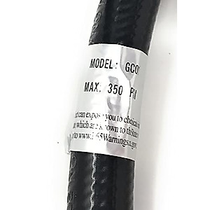 6' LP Propane Gas Hose Pressure Washer Hose Air Hose Assembly 3/8" Female Flare Coupling Connector Fitting x 3/8" Male NPT [948-814] High or Low Pressure for LP Gas Tanks RV BBQ Heaters Air Compressor