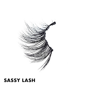 MoxieLash Sassy Kit - Mini Liquid Magnetic Eyeliner for Magnetic Eyelashes - No Glue & Mess Free - Fast & Easy Application - Set of Sassy Lashes & Instruction Card Included (Sassy Lash Kit)