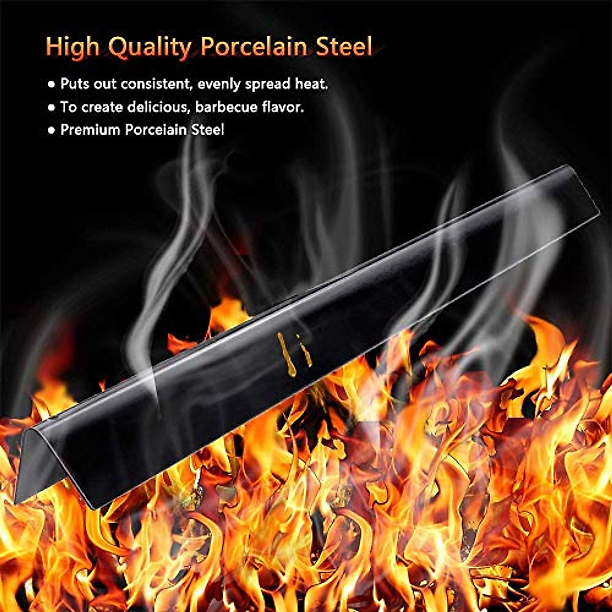 Uniflasy 7507 Grill Replacement Part Kit for Weber Genesis Silver A, Spirit 200 Series, Spirit 500, Spirit E-210, Spirit E-200, S-200, S-210 7507 Grill Burner Tube Set with 7535 Flavorizer Bar, 7534