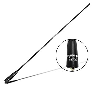 Authentic Genuine Nagoya NA-771G 15.3-Inch Whip GMRS (462MHz) Antenna SMA-Female for BTECH and BaoFeng Radios