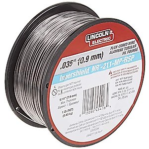 LINCOLN ELECTRIC CO ED030584 .035"NR-211 Fluxco Wire,Black